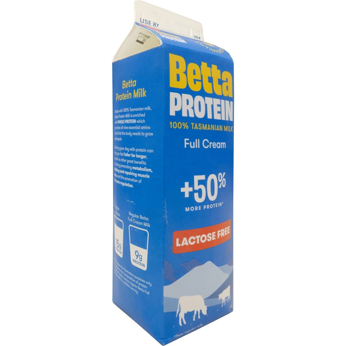 Betta Protein Lactose Free Full Cream Milk 1l | Woolworths