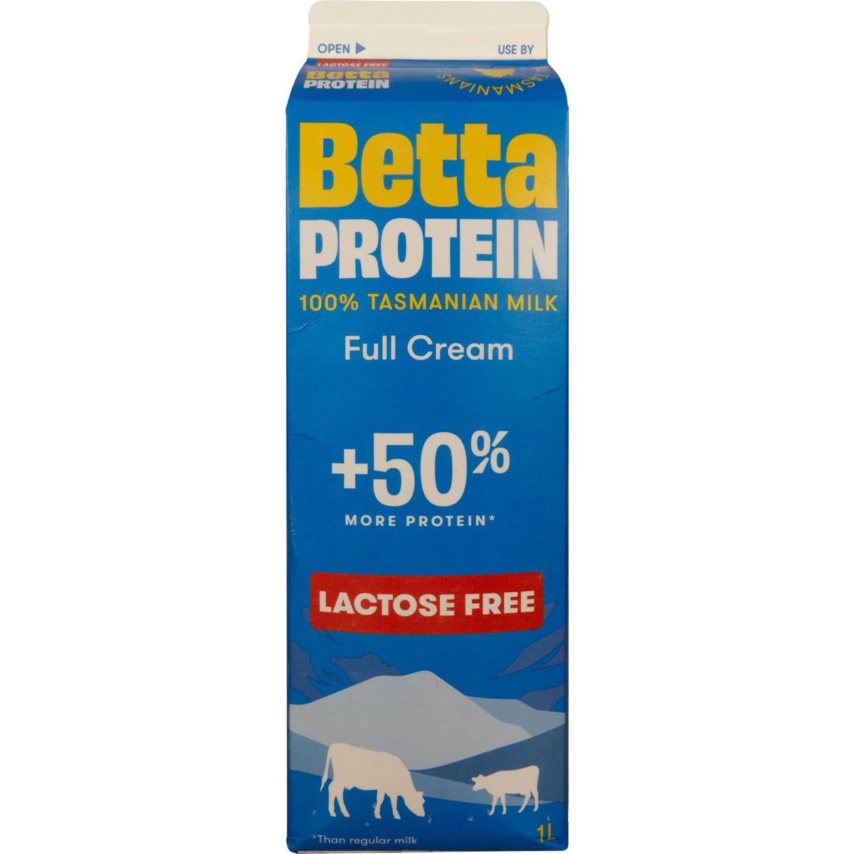 Betta Protein Lactose Free Full Cream Milk 1l | Woolworths