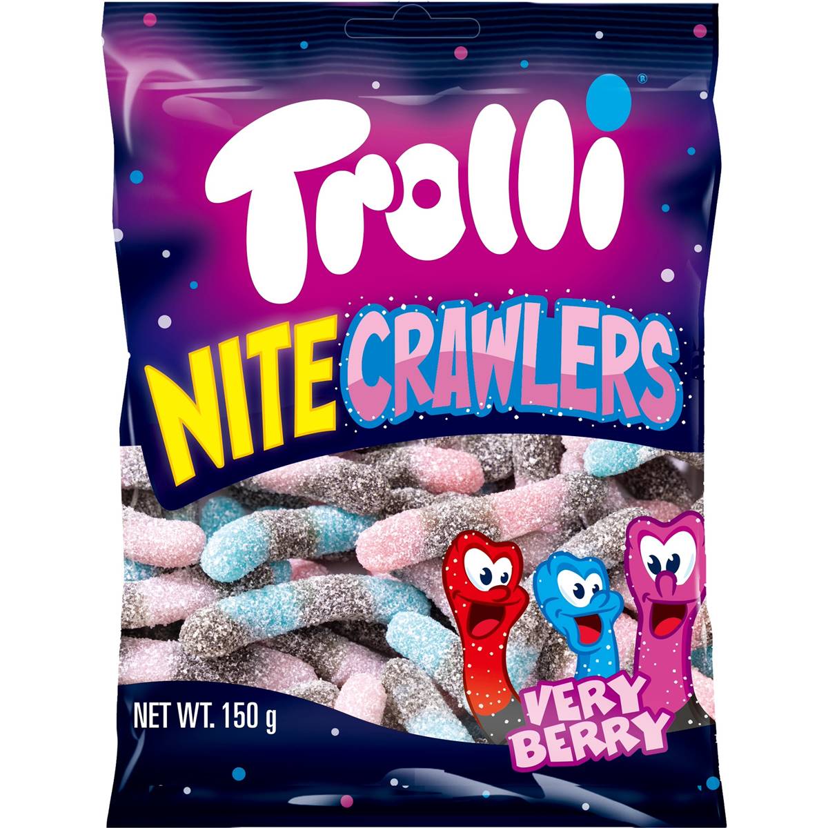 Trolli Nitecrawlers Very Berry 150g | Woolworths