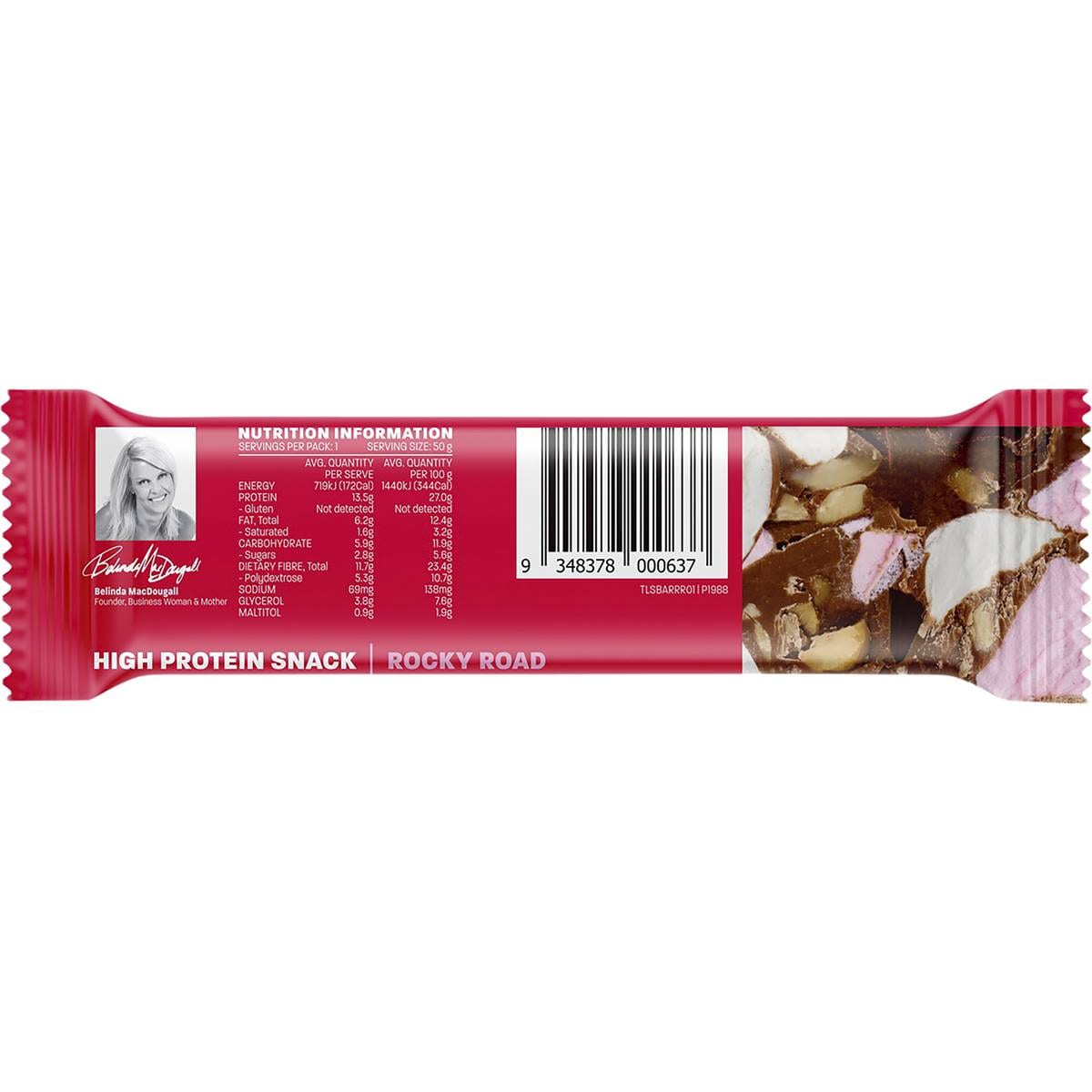 The Lady Bar Rocky Road 50g | Woolworths