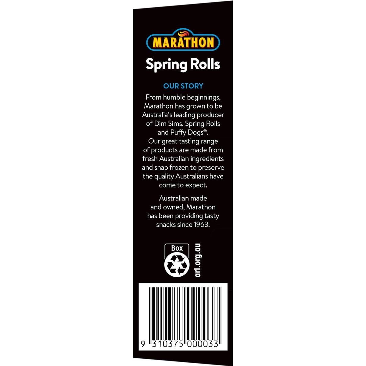 Marathon Spring Rolls 660g | Woolworths