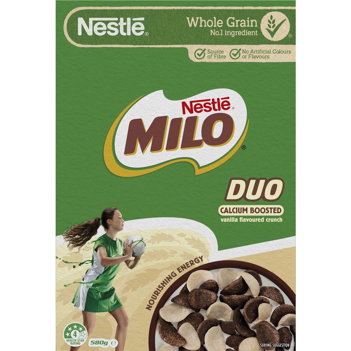 Nestle Milo Duo Cereal 580g | Woolworths