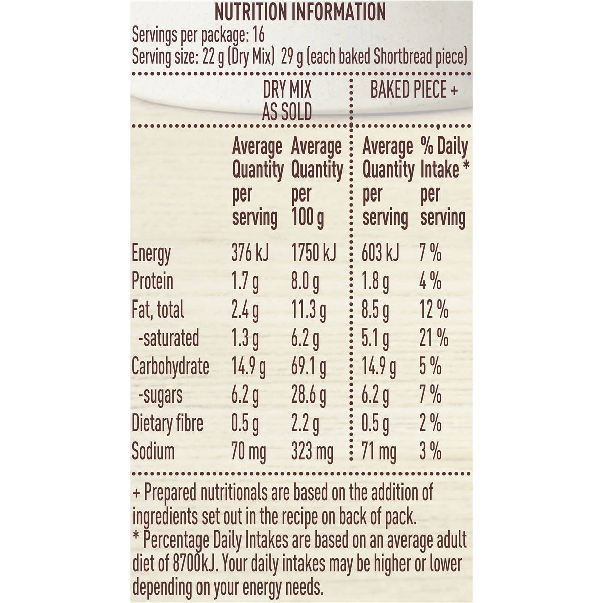 Betty Crocker Salted Caramel Shortbread Mix 345g | Woolworths
