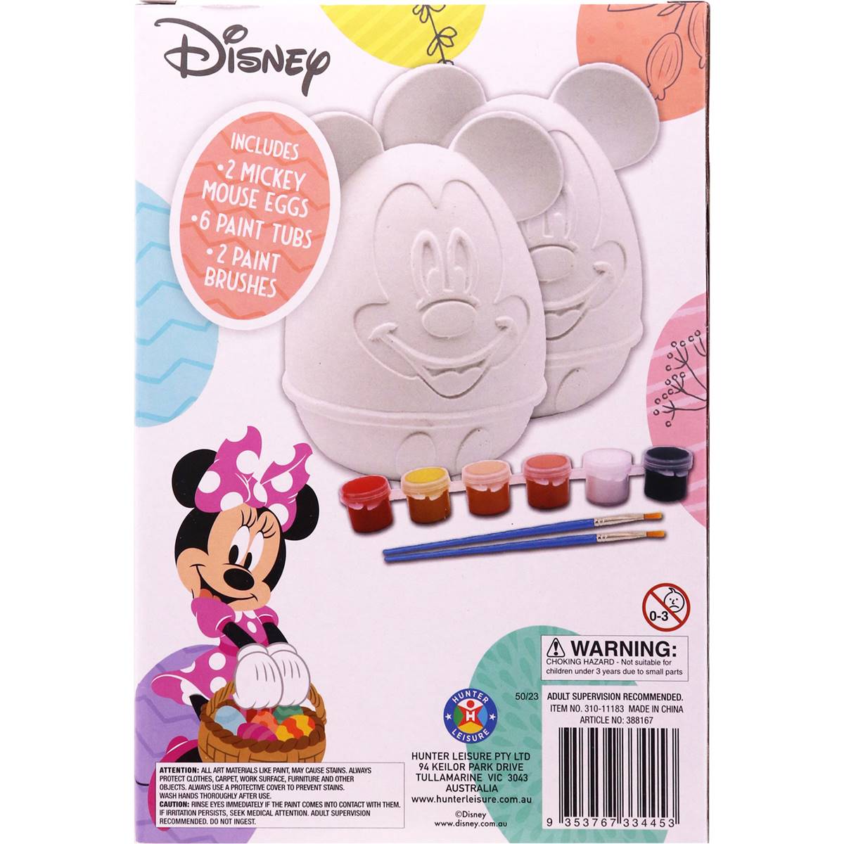 Disney Easter Paint Your Own Plaster Kit Mickey Each | Woolworths
