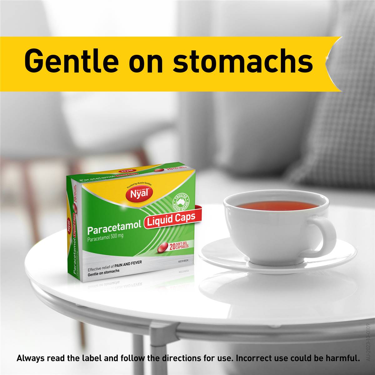 Nyal Paracetamol Liquid Gel Capsules 20 Pack | Woolworths