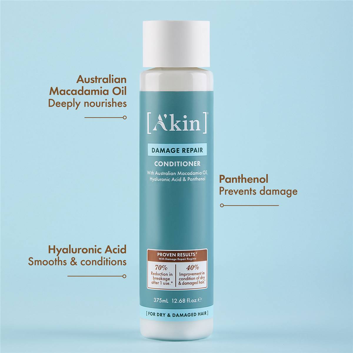 Akin Damage Repair Conditioner 375ml | Woolworths