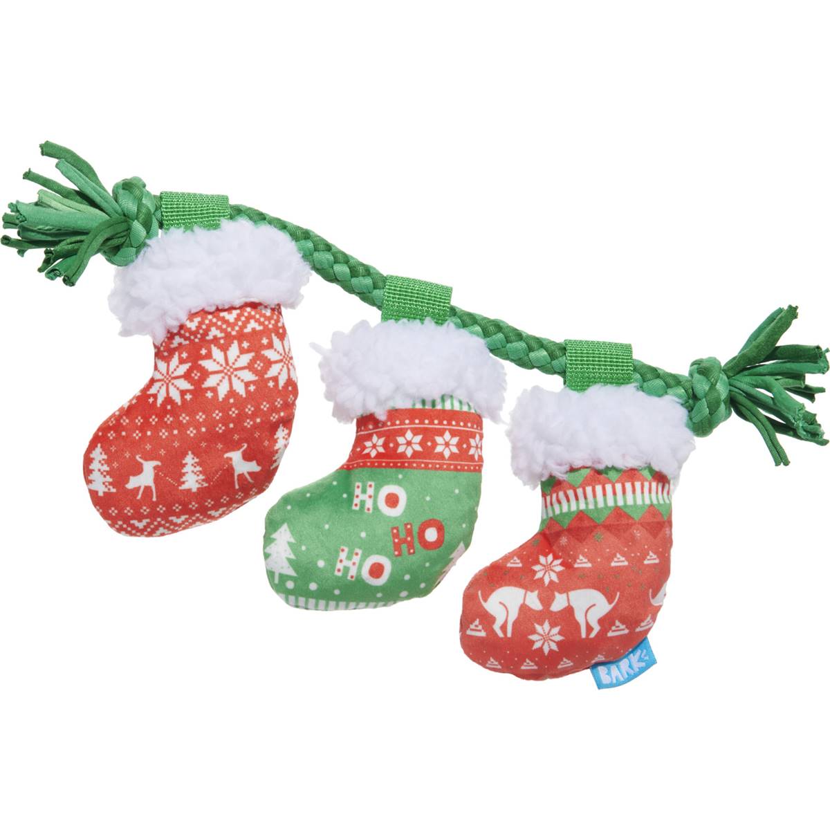 Bark Stocking Dog Toy Each | Woolworths