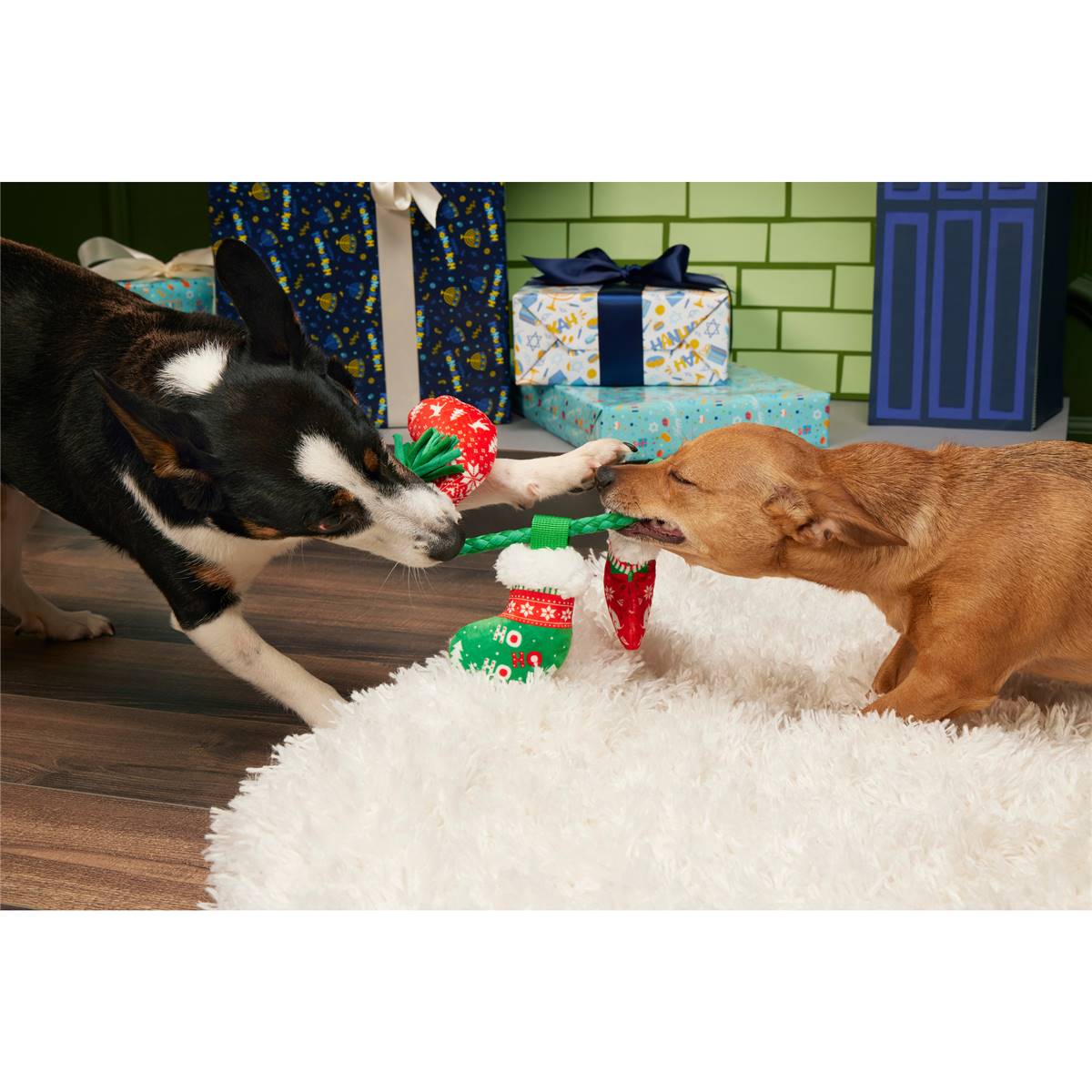 Bark Stocking Dog Toy Each | Woolworths