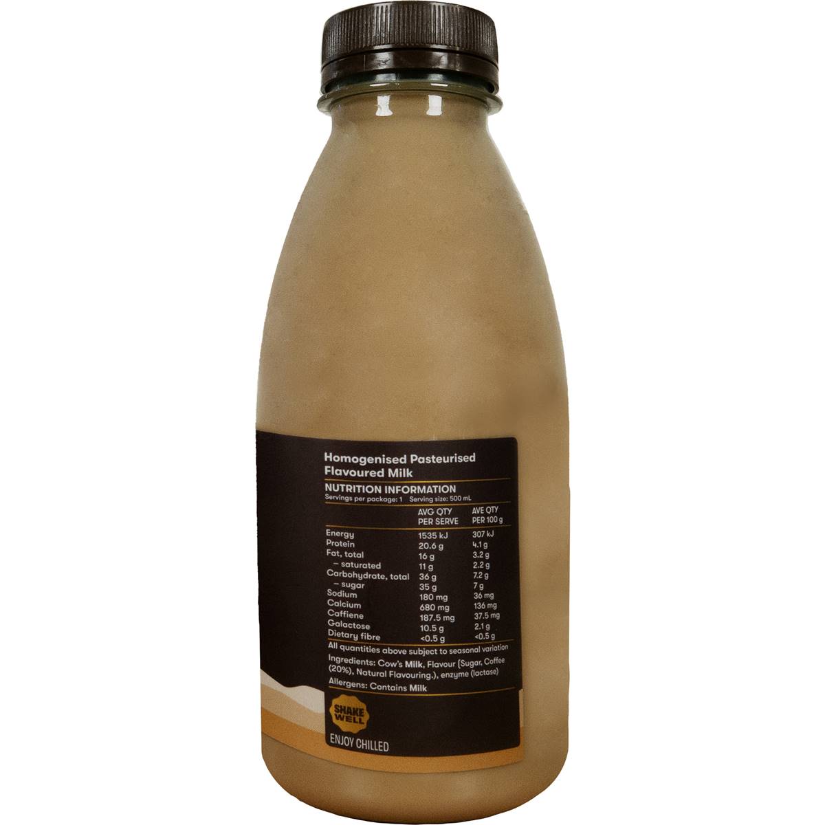 Betta Milk Plus Lactose Free Double Espresso 500ml | Woolworths