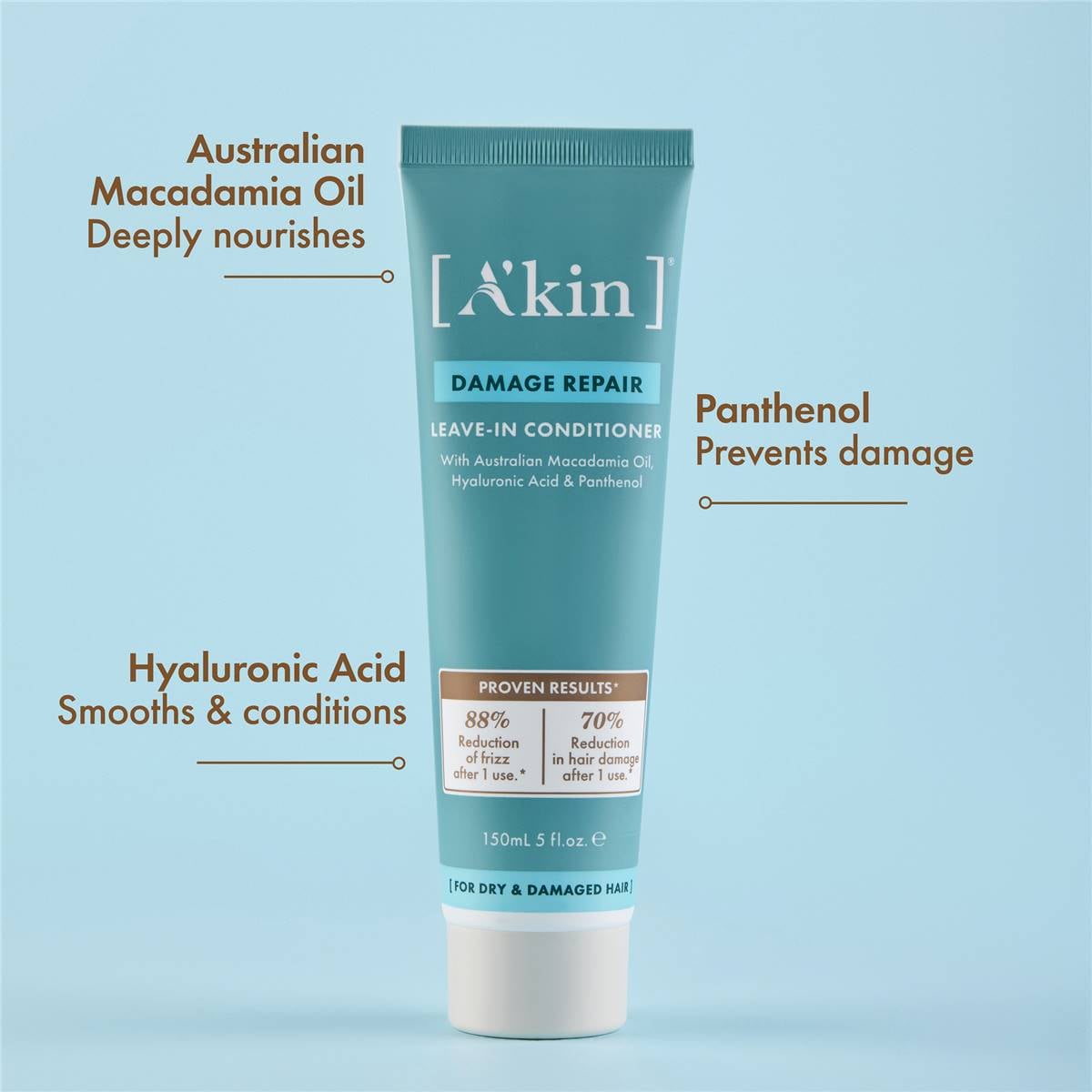 Akin Damage Repair Leave In Conditioner 150ml | Woolworths