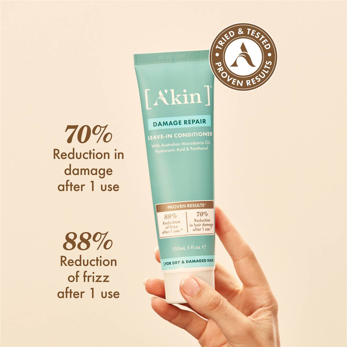 Akin Damage Repair Leave In Conditioner 150ml | Woolworths