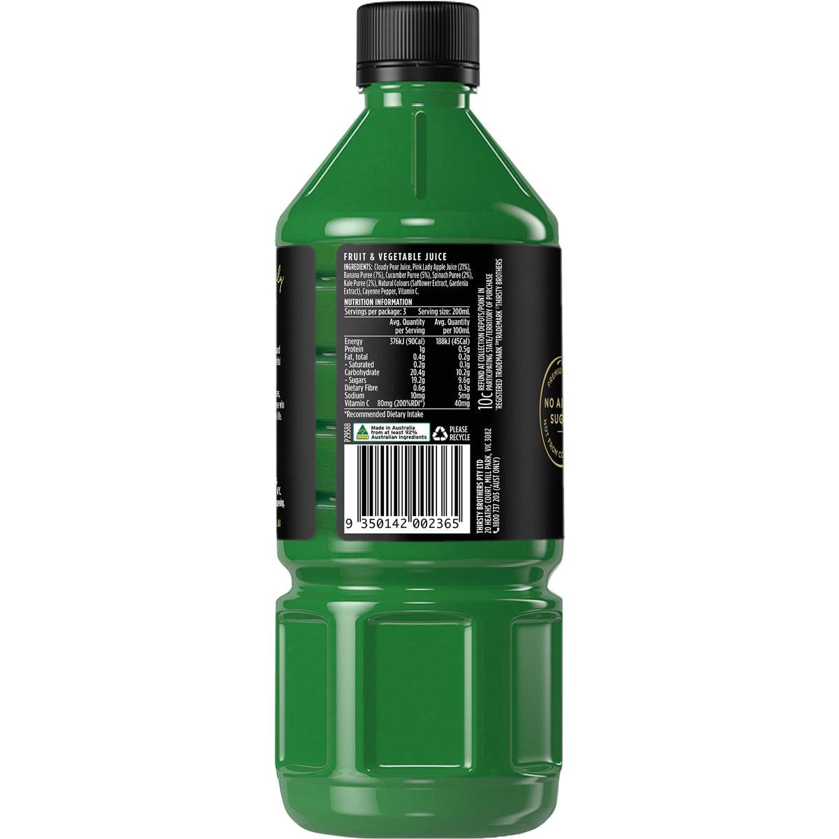 Original Juice Co. Goodness Green 600ml | Woolworths