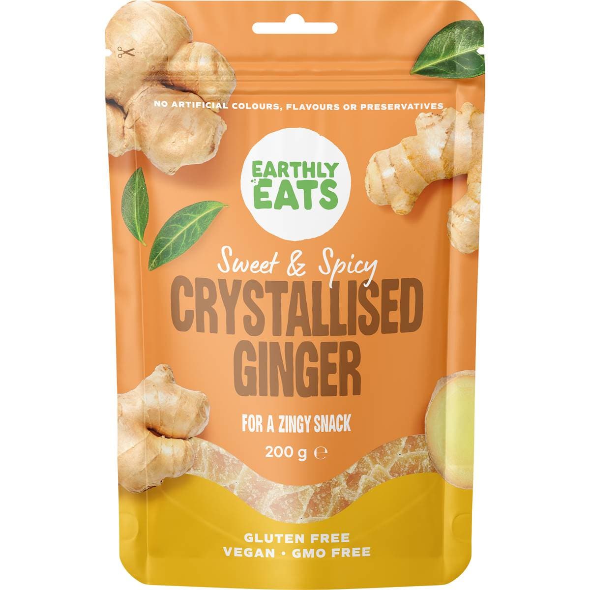 Earthly Eats Crystallised Ginger 200g | Woolworths