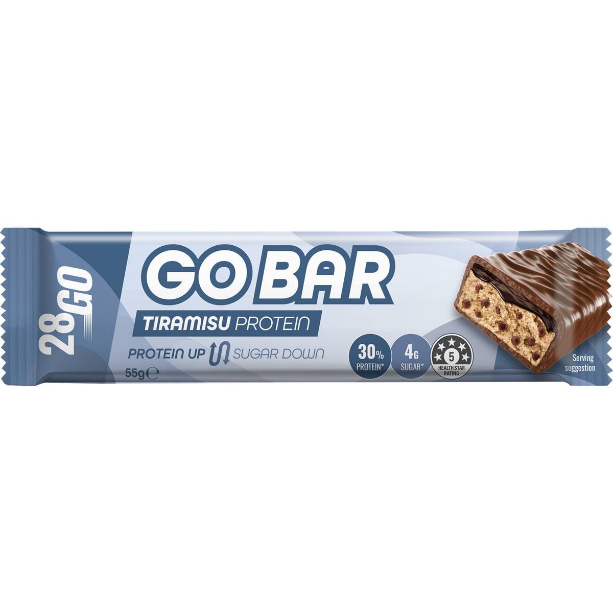 28go Go Bar Tiramisu Protein Bar 55g | Woolworths