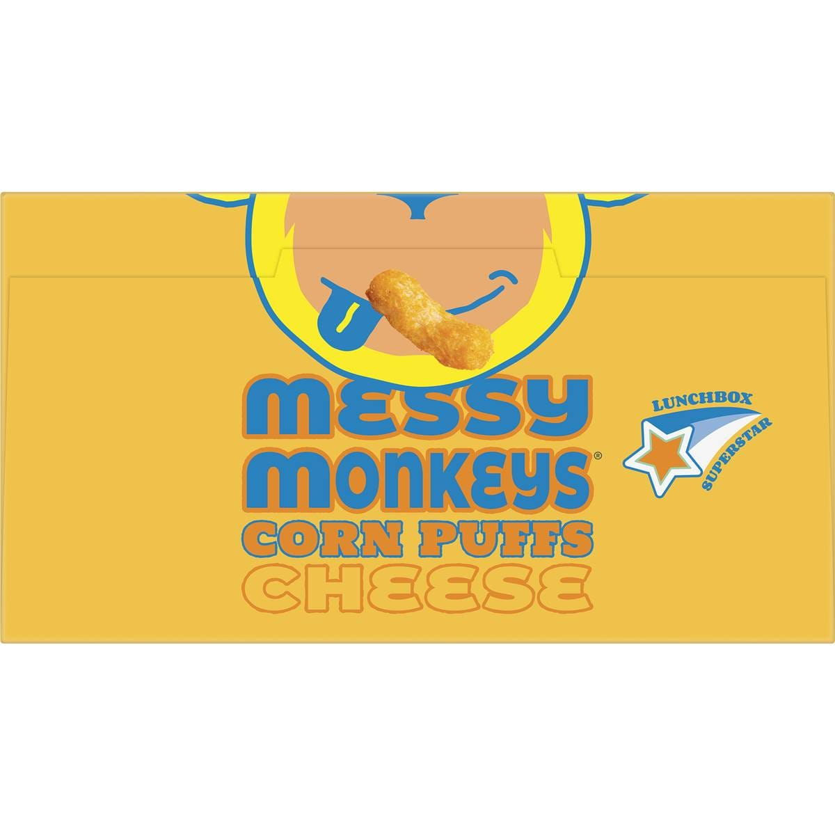 Messy Monkeys Corn Puffs Cheese 102g | Woolworths