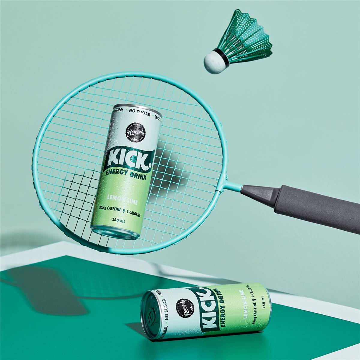 Remedy Kick Energy Drink Lemon Lime Cans 250ml X 4 Pack | Woolworths