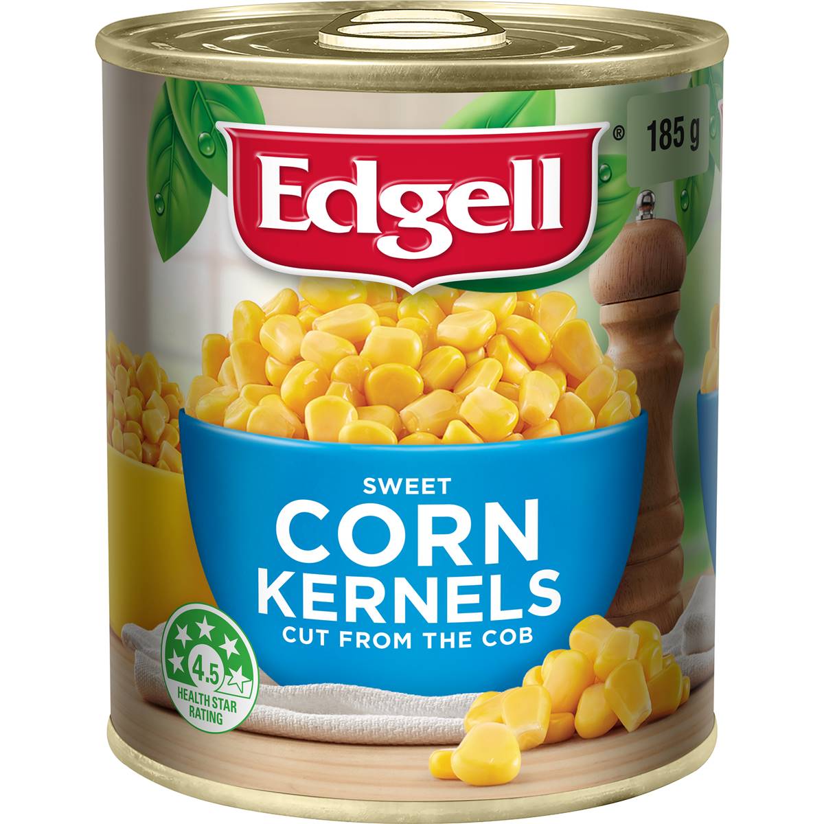 Edgell Sweet Corn Kernels Cut From The Cob 185g | Woolworths