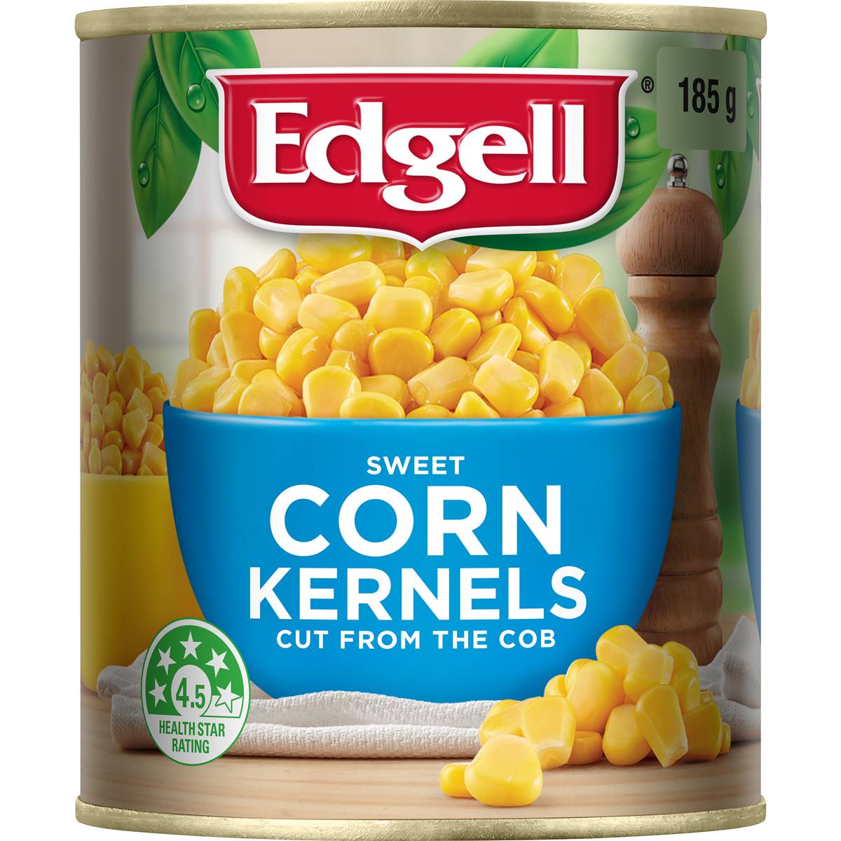 Edgell Sweet Corn Kernels Cut From The Cob 185g | Woolworths