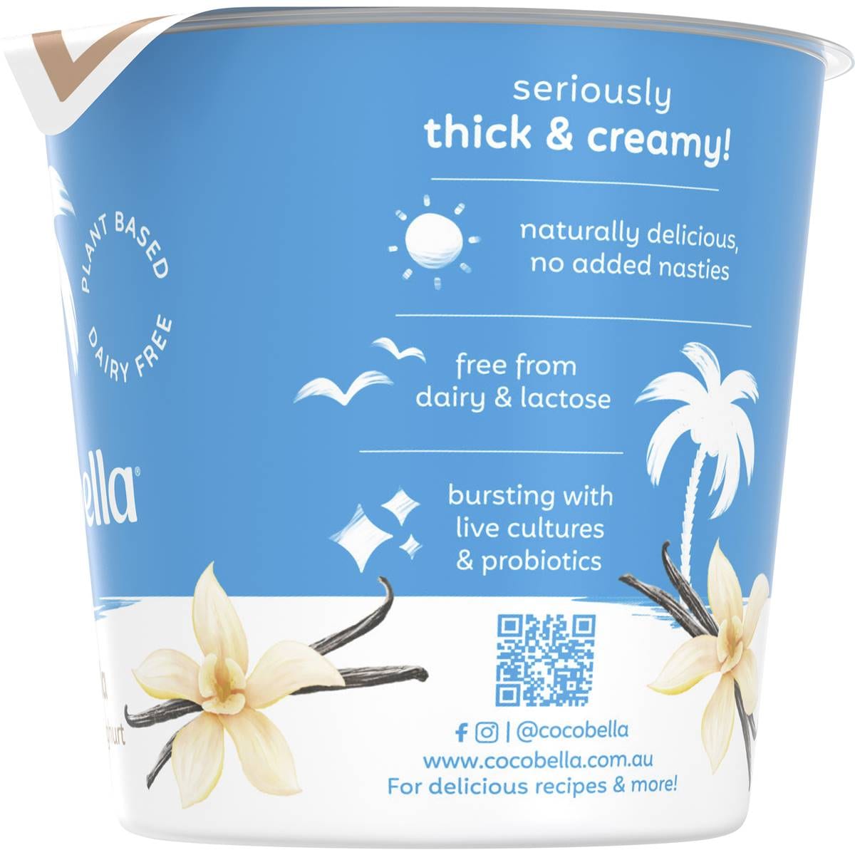 Cocobella Dairy Free Vanilla Coconut Yoghurt 150g | Woolworths