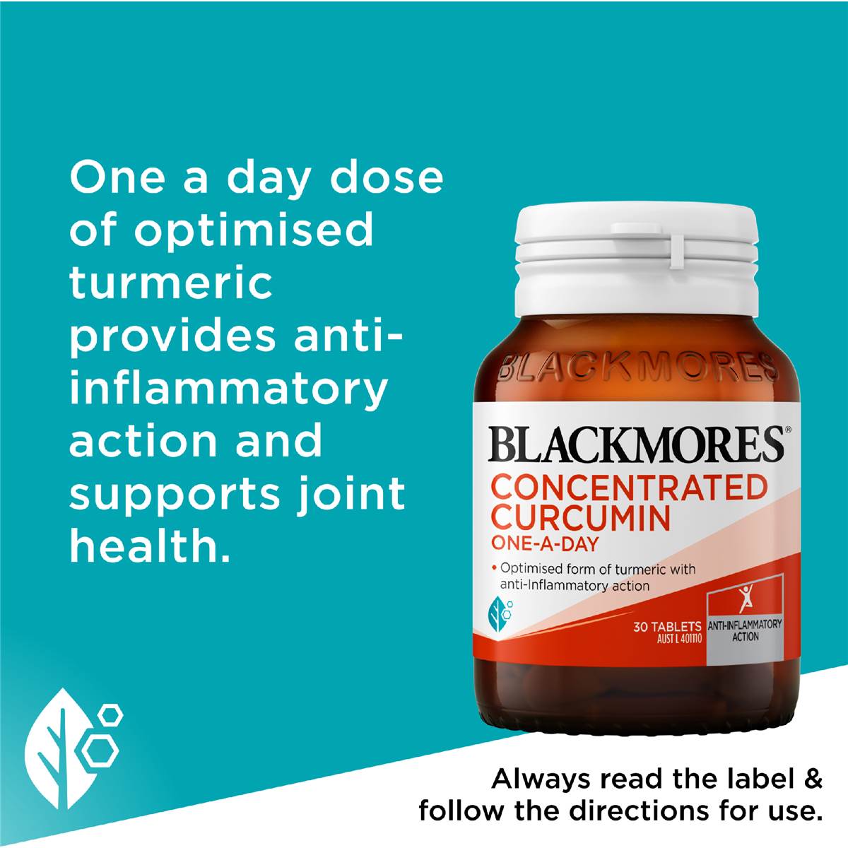 Blackmores Concentrated Curcumin Tablets 30 Pack | Woolworths