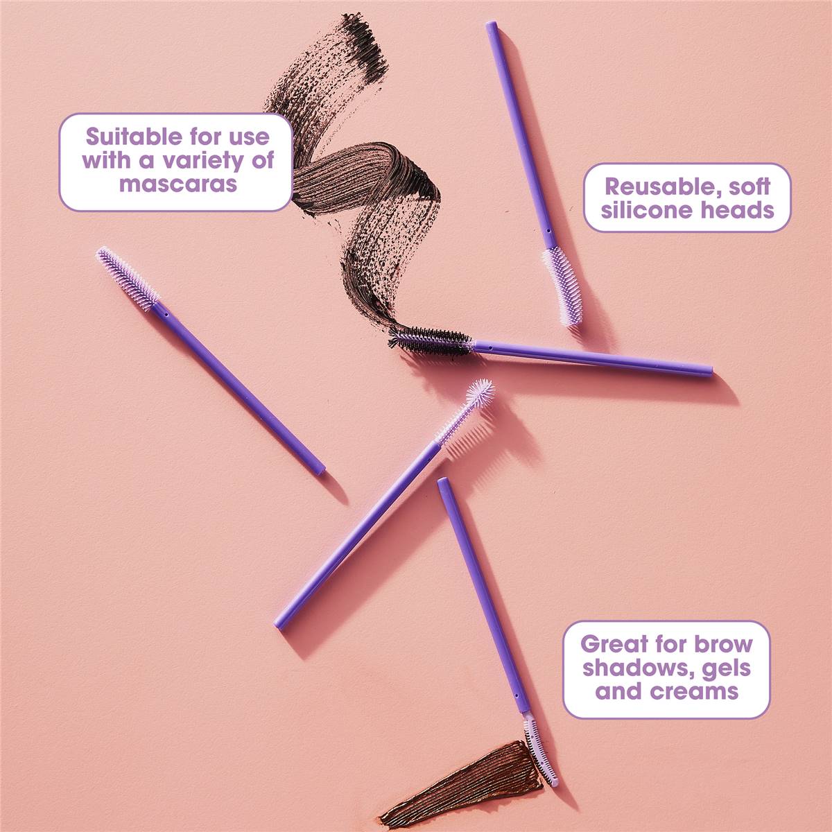 Manicare Brow & Lash Spoolie 5 Piece Set Each | Woolworths