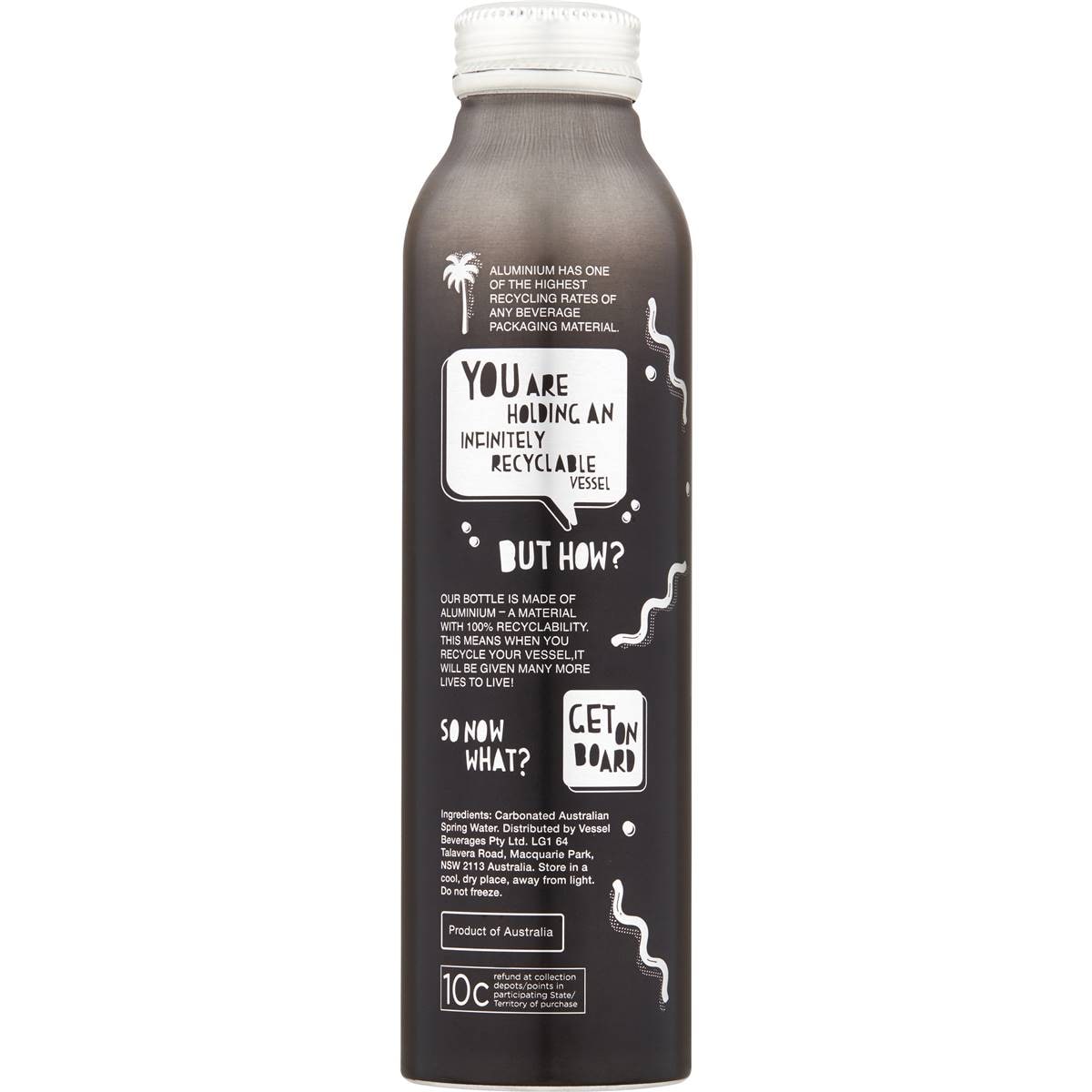 Vessel Sparkling Spring Water 473ml | Woolworths