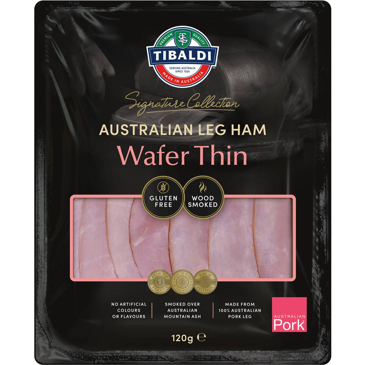 Tibaldi Signature Collection Wafer Thin Australian Leg Ham 120g ...