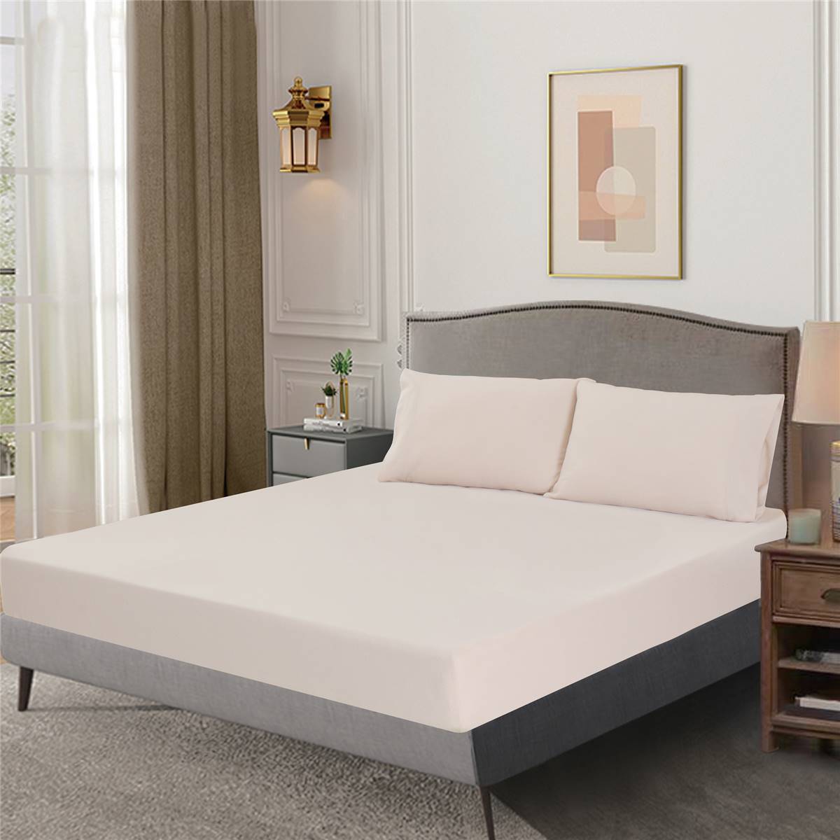 Inspire Sheet Pack Cream Queen Each | Woolworths