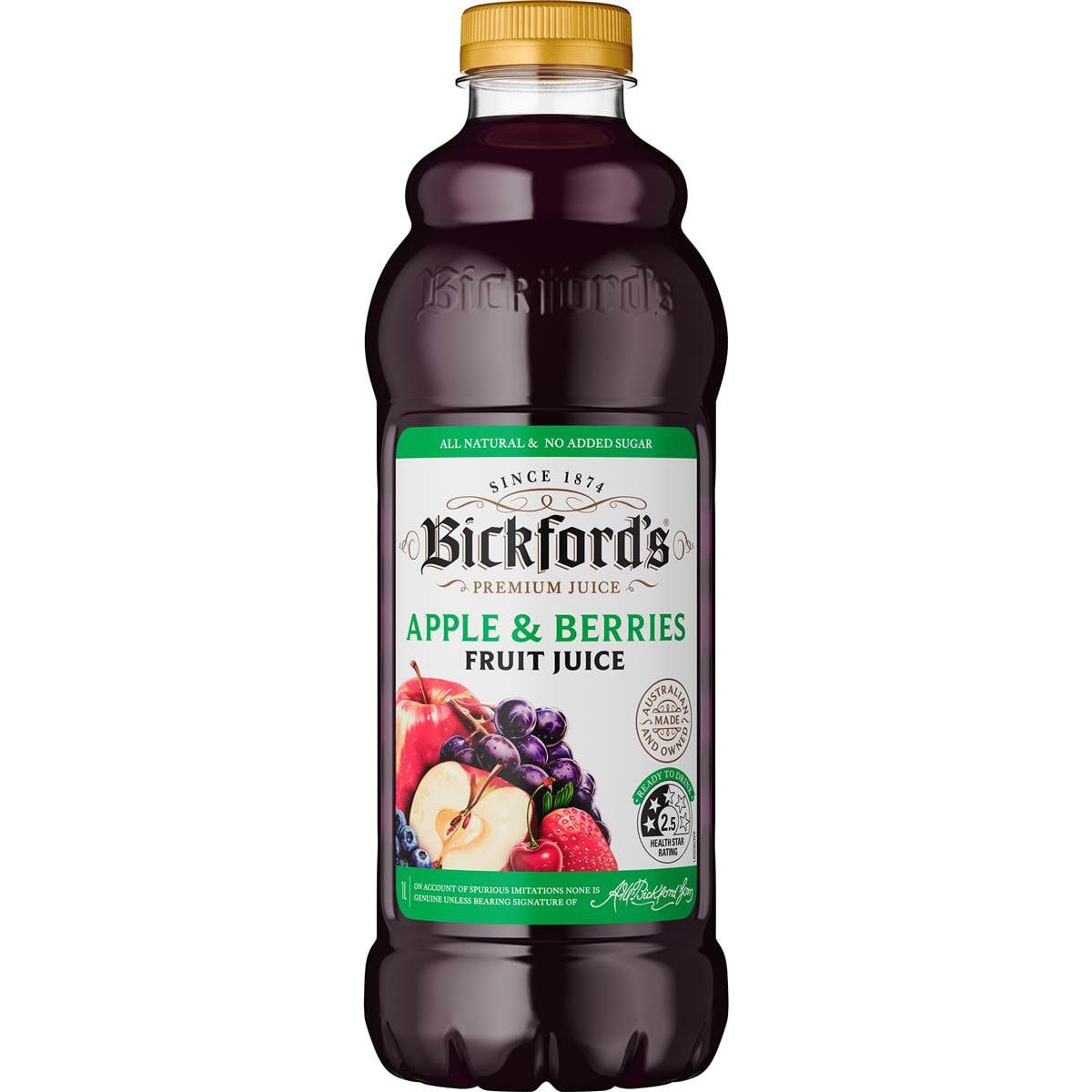 Bickford's Apple & Berry Juice 1l | Woolworths
