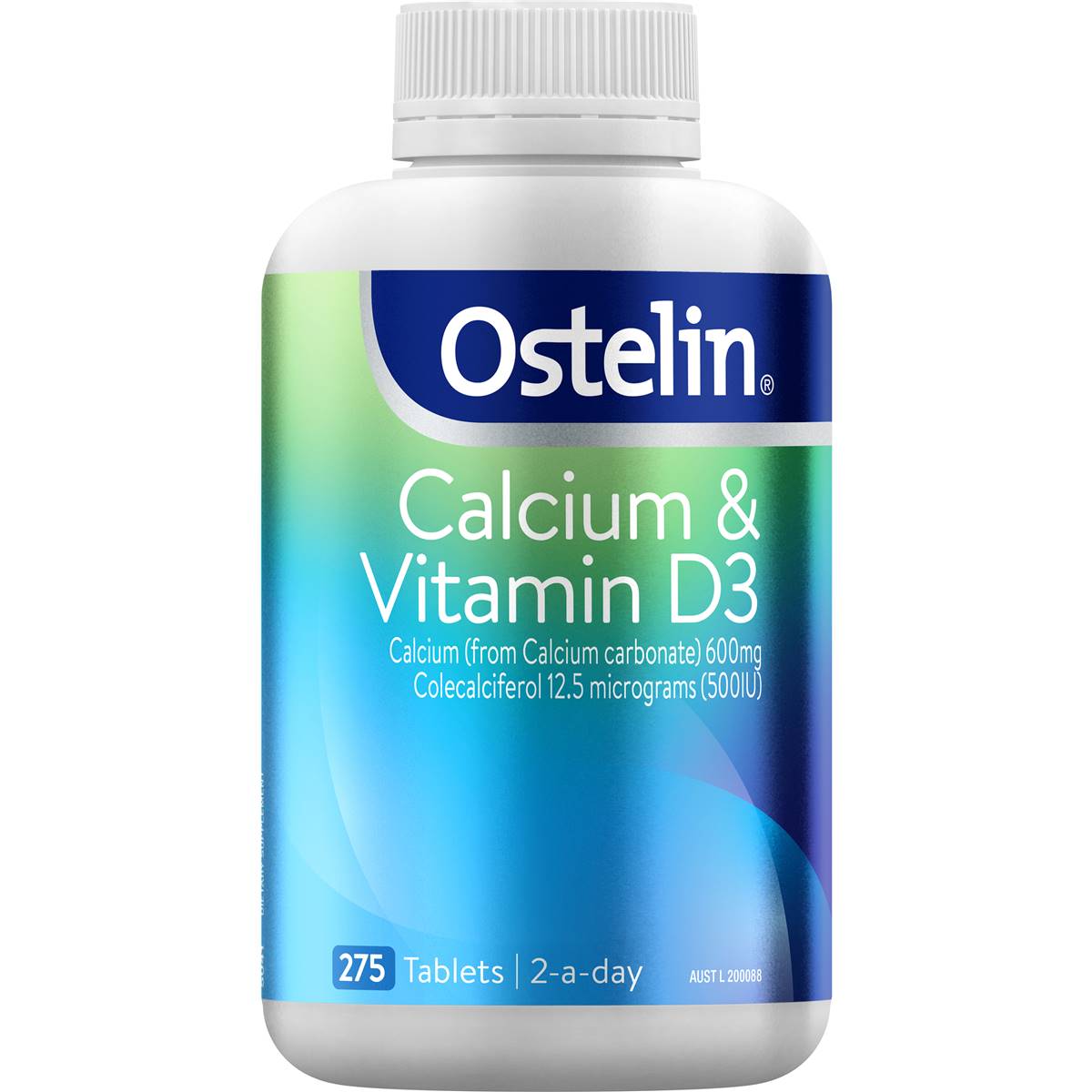 Ostelin Calcium & Vitamin D3 Tablets 275 Pack | Woolworths