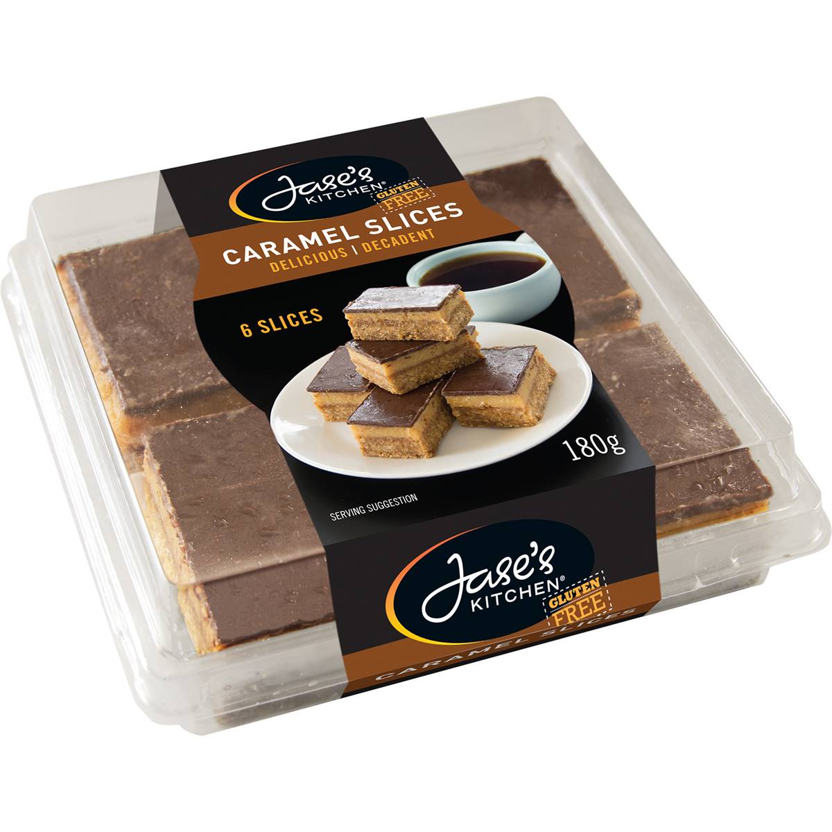 Jase's Kitchen Caramel Slices Gluten Free 180g | Woolworths