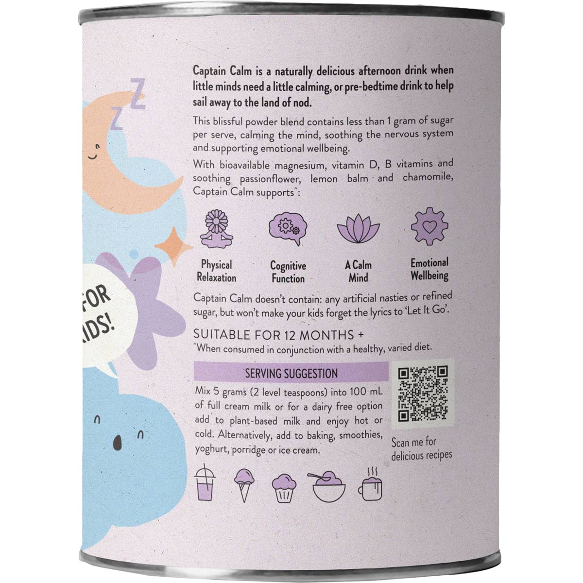 Nutra Organics Captain Calm Powder 125g | Woolworths