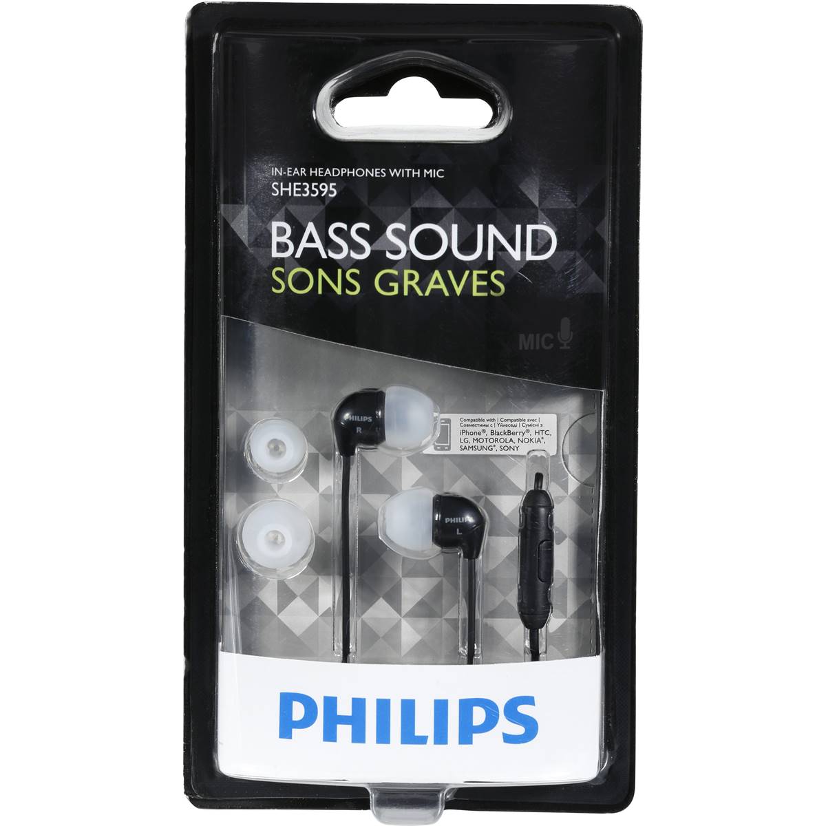 Philips In Ear Gels With Mic Each | Woolworths