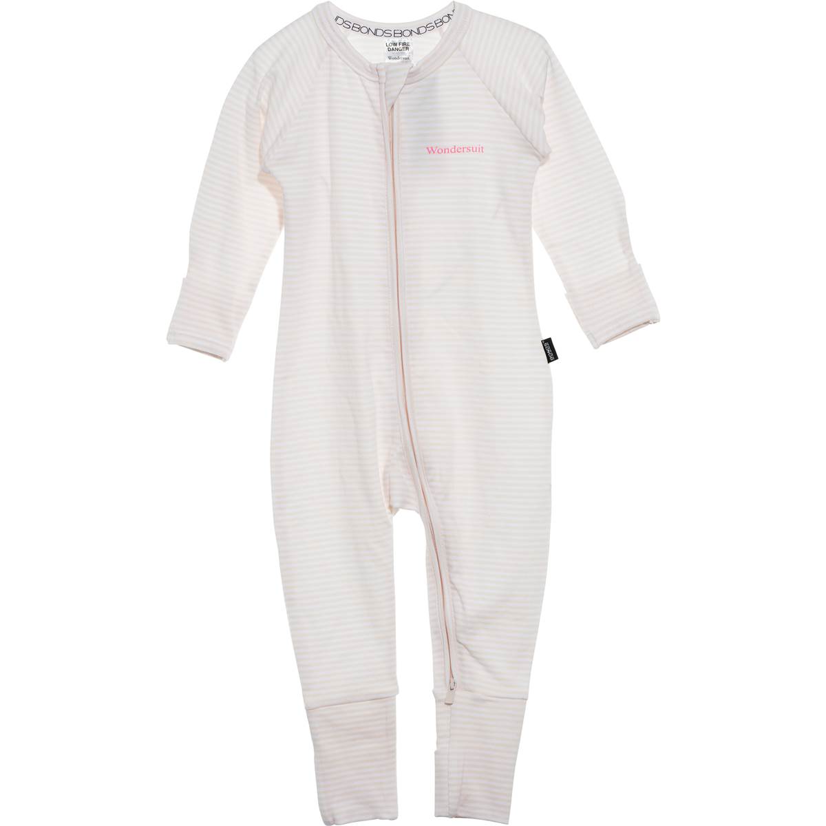 Bonds Baby Zippy Pink Stripe 1 Each | Woolworths
