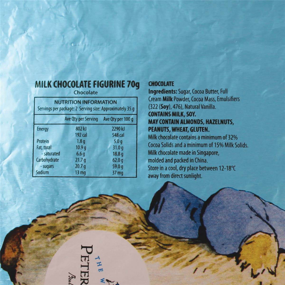 Peter Rabbit Milk Chocolate Hollow Figurine 70g | Woolworths