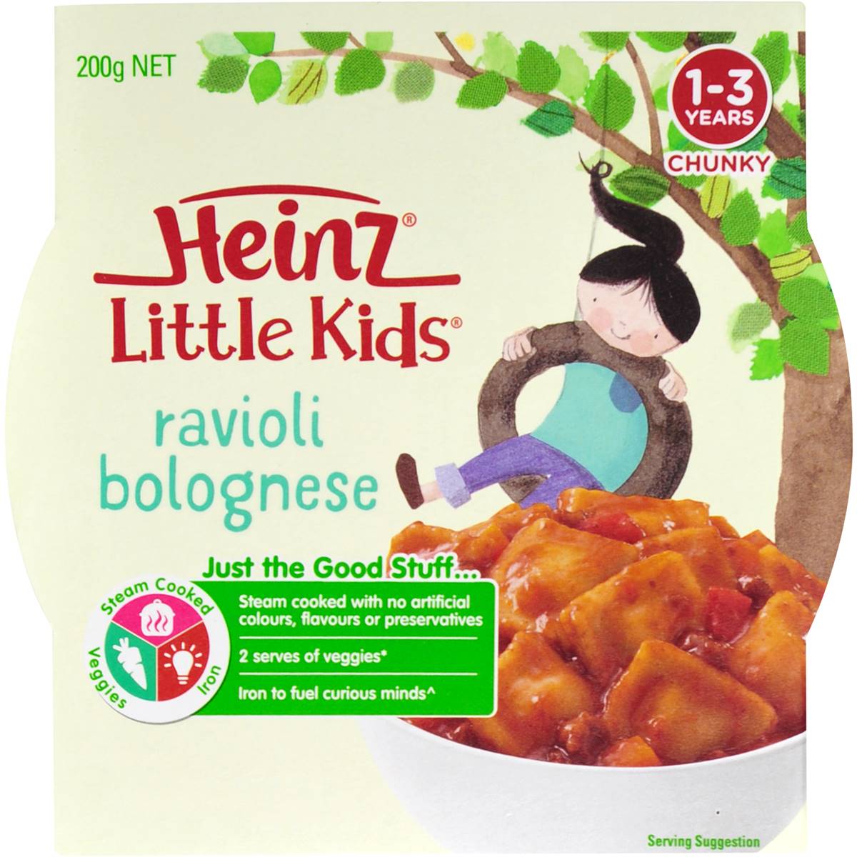 Heinz Ravioli Bolognese Toddler Food 1-3 Years 200g | Woolworths
