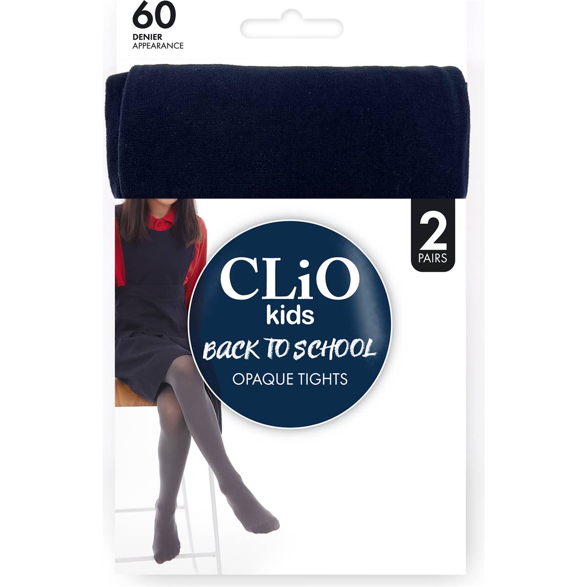 Clio Kids Opaque 2pknavy 7 10 | Woolworths