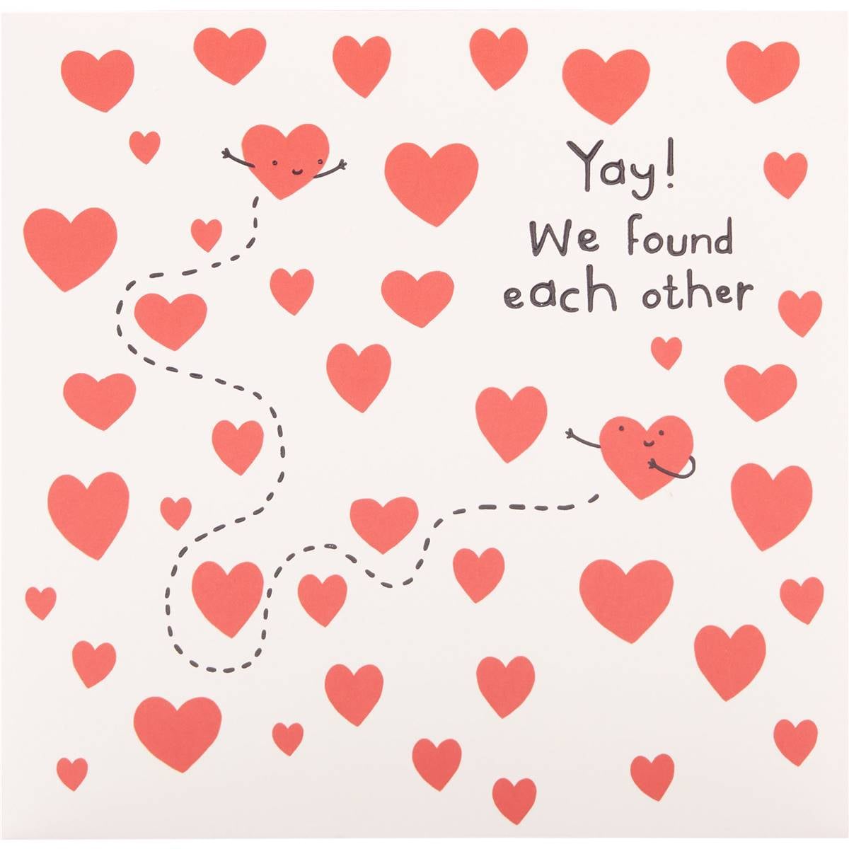 John Sands Yay Hearts Valentine's Day Card Each | Woolworths
