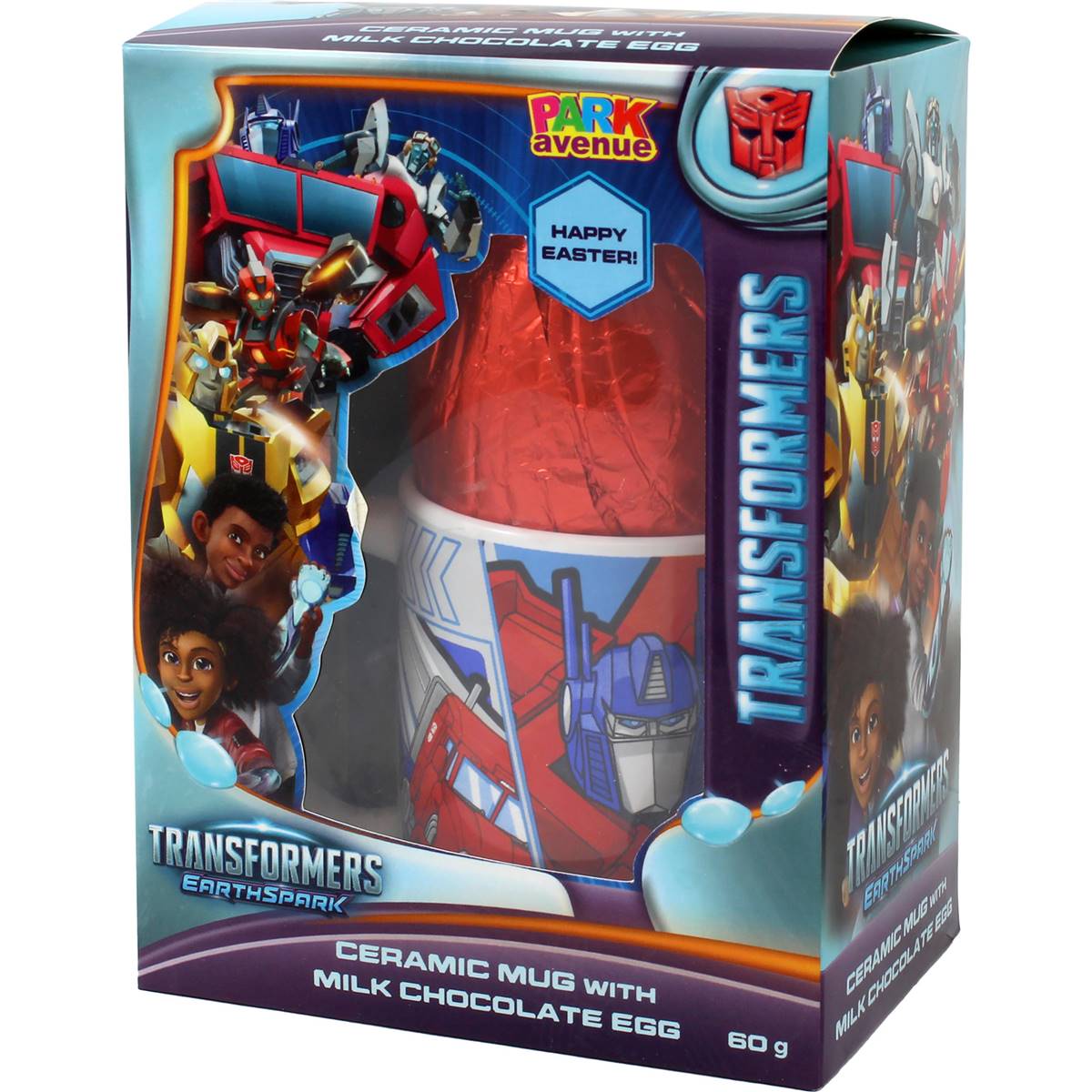 Transformers Earthspark Mug With Chocolate Easter Egg 60g | Woolworths