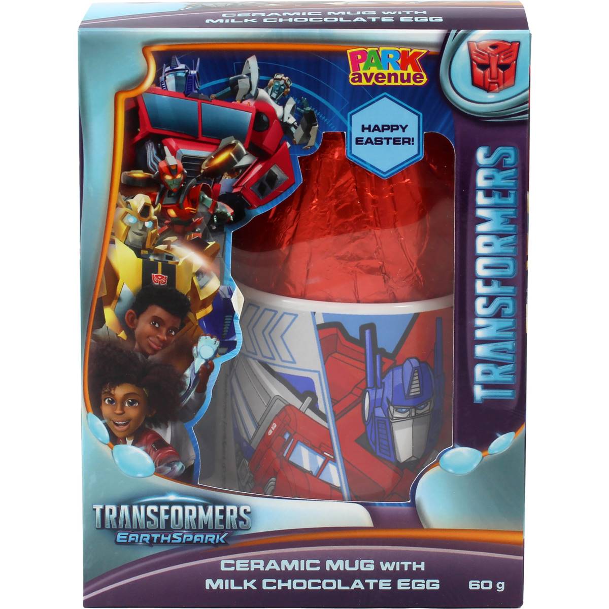 Transformers Earthspark Mug With Chocolate Easter Egg 60g | Woolworths