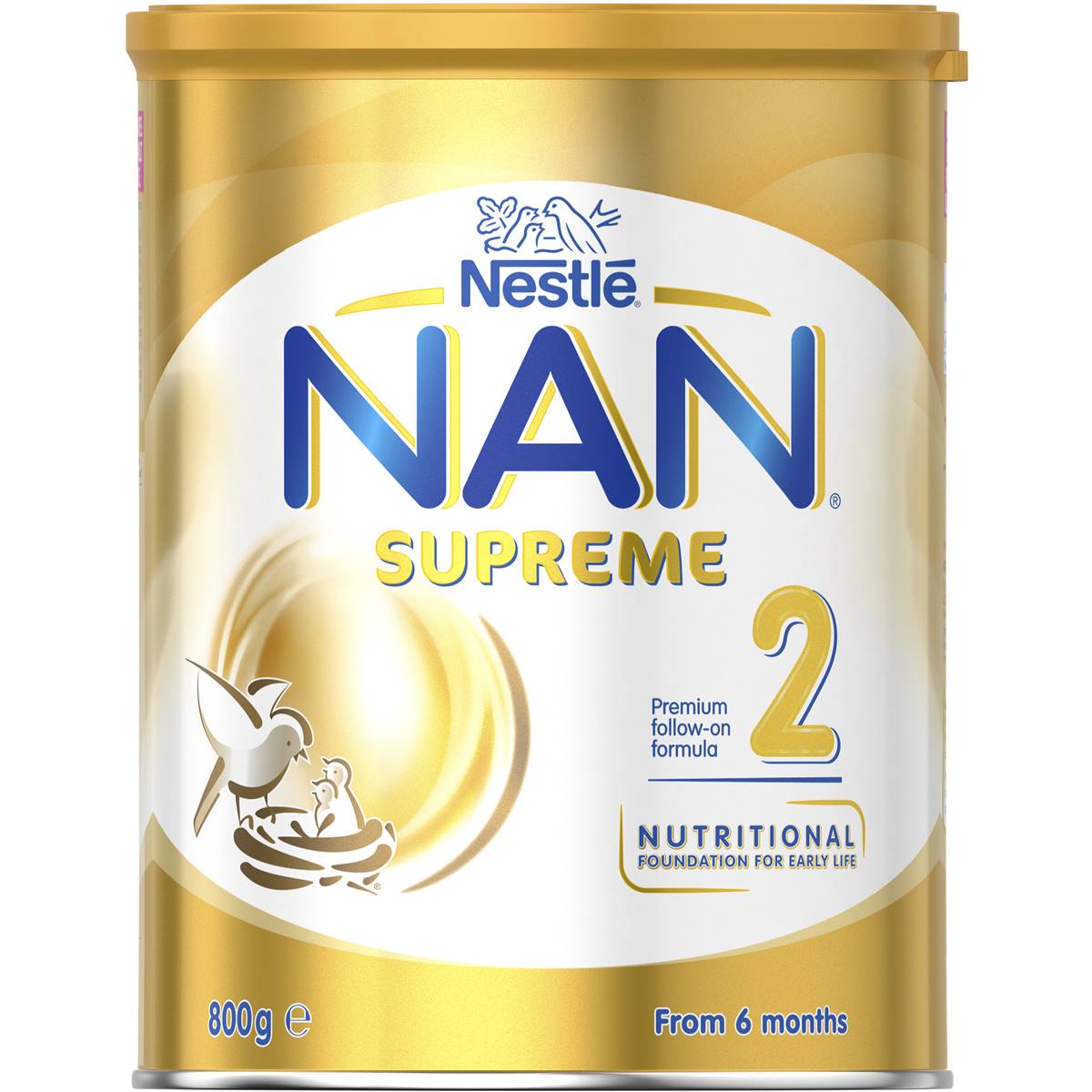Nestle Nan Supreme 2 Follow-on 6-12 Months Baby Formula Powder 800g ...