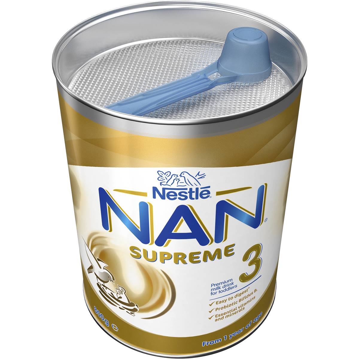 Nestle Nan Supreme 3 Toddler 12+ Months Milk Formula Powder 800g ...