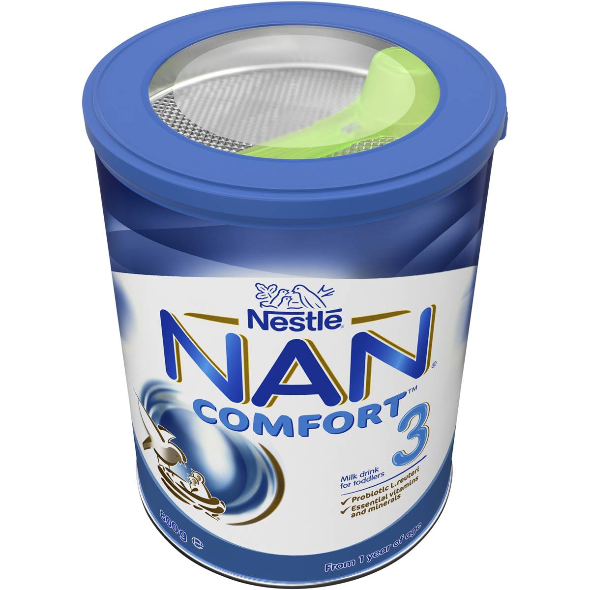 Nestle Nan Comfort 3 Toddler 12+ Months Milk Formula Powder 800g ...