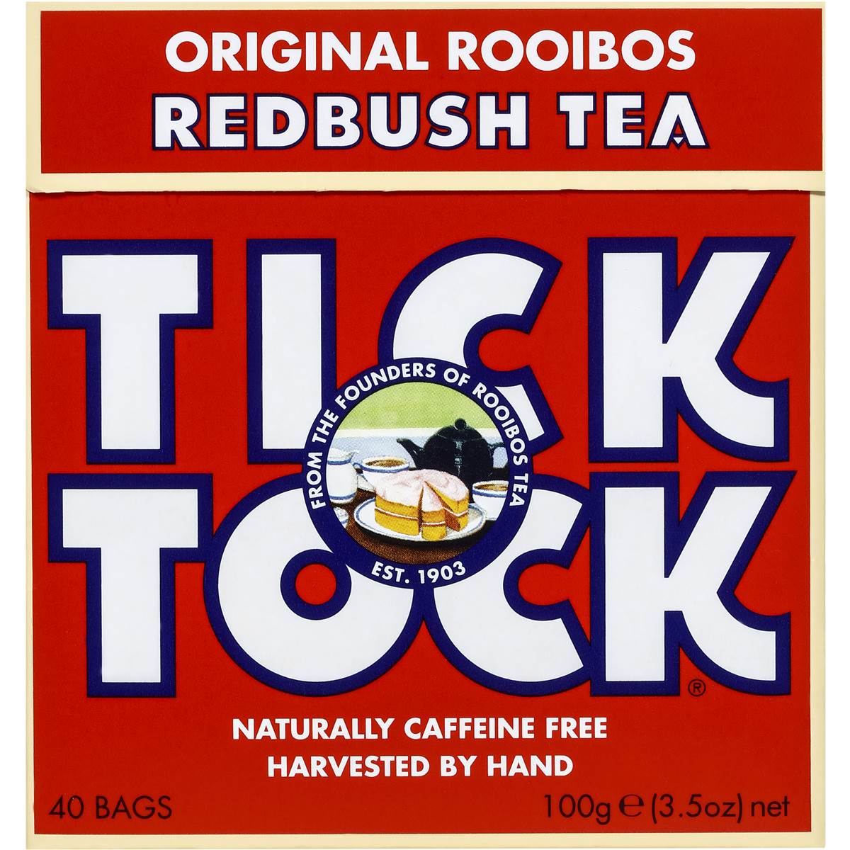 Tick Tock Organic Rooibos Original Tea 100g | Woolworths