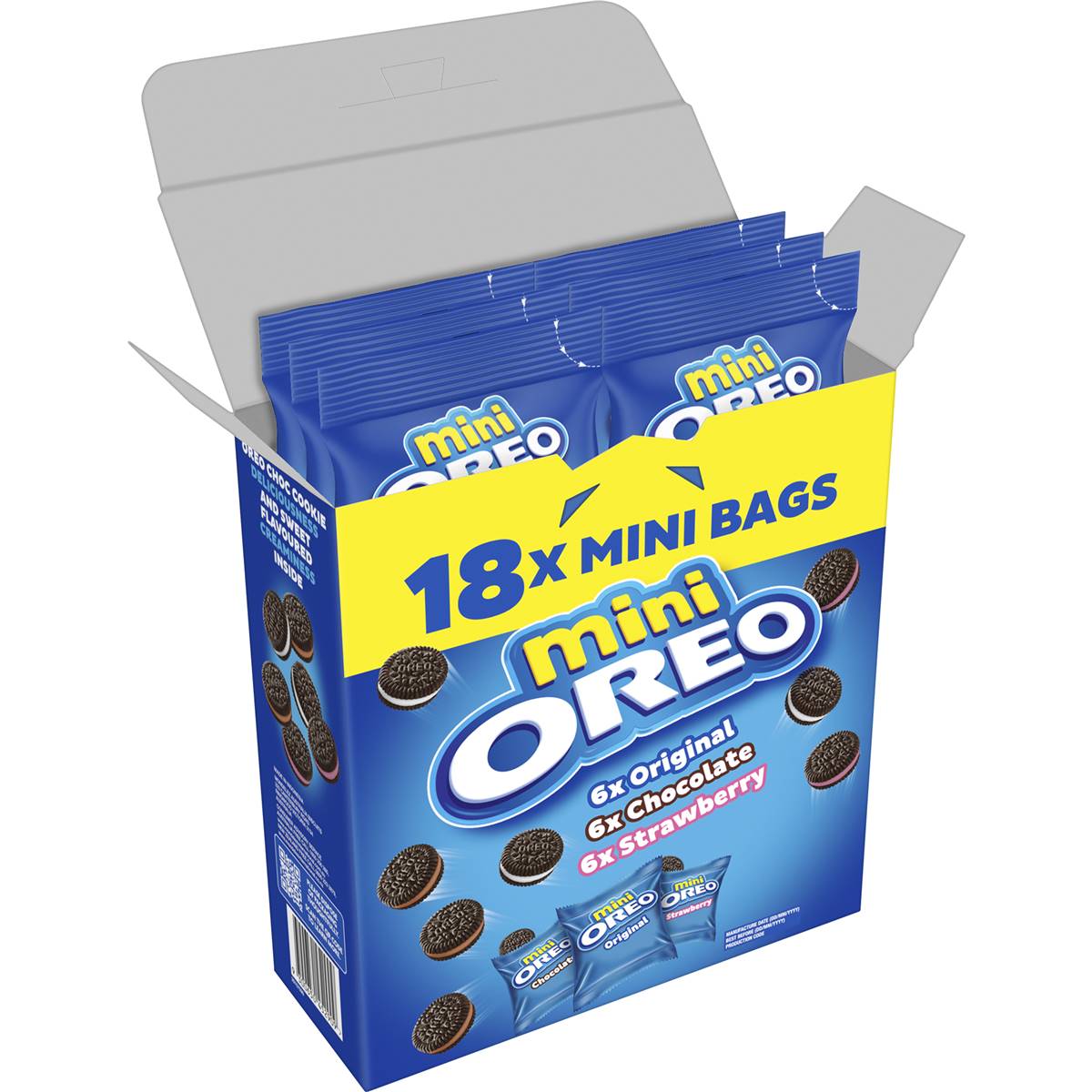 Oreo Minis Cookies Variety Bags 18 Pack 367g | Woolworths
