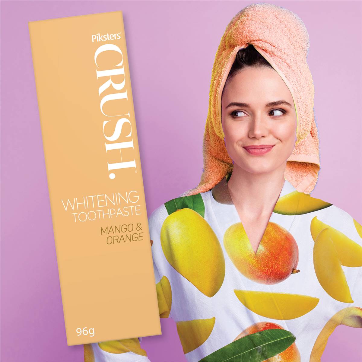 Piksters Crush Whitening Toothpaste Mango 96g | Woolworths