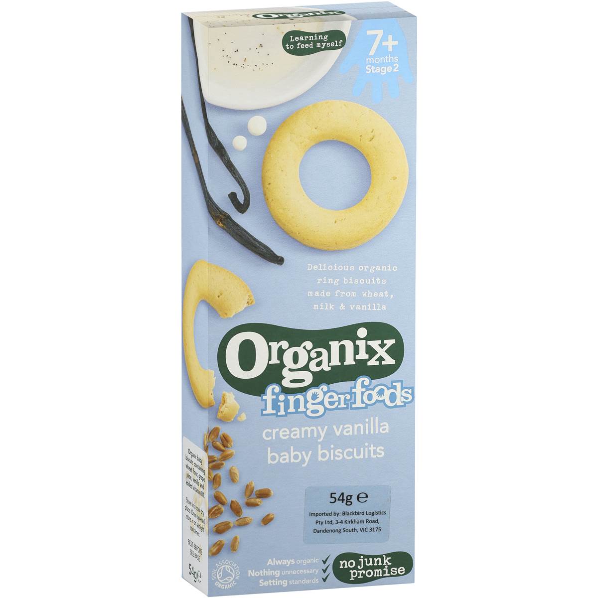 Organix Baby Ring Biscuits Vanilla 54g | Woolworths