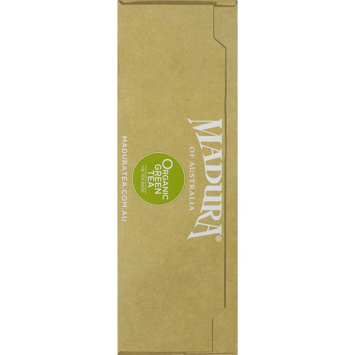 Madura Green Tea Bags Organic 100 Pack | Woolworths