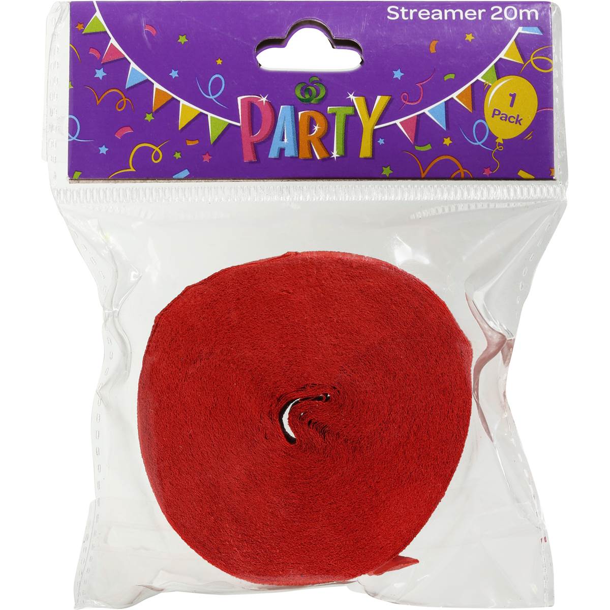 Woolworths Streamer Red Each | Woolworths