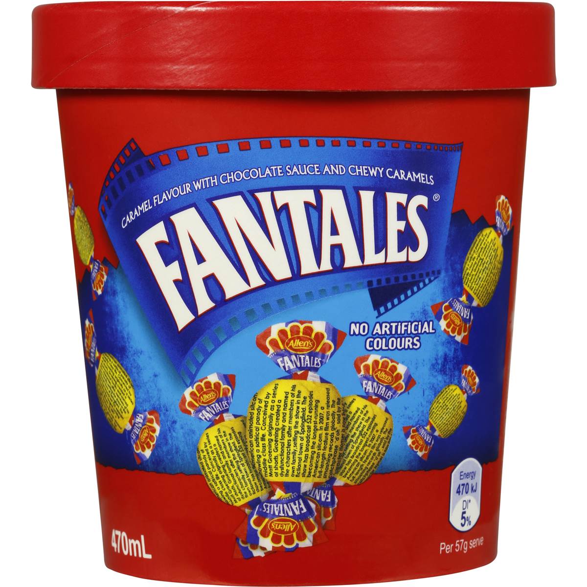 Nestle Fantales Tub 470ml | Woolworths